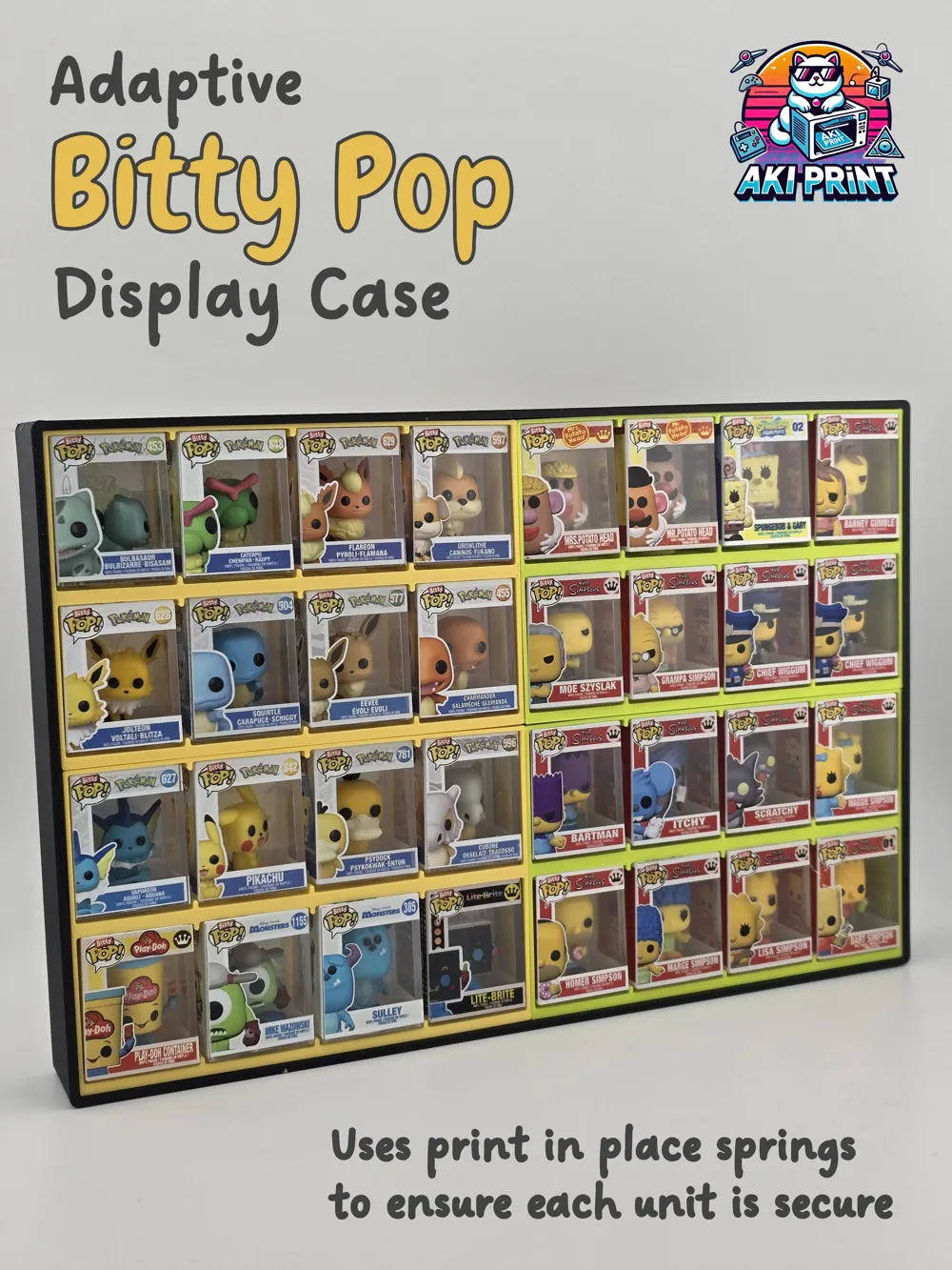 Funko Bitty Pop Adaptive Display - Free 3D Print Model - MakerWorld