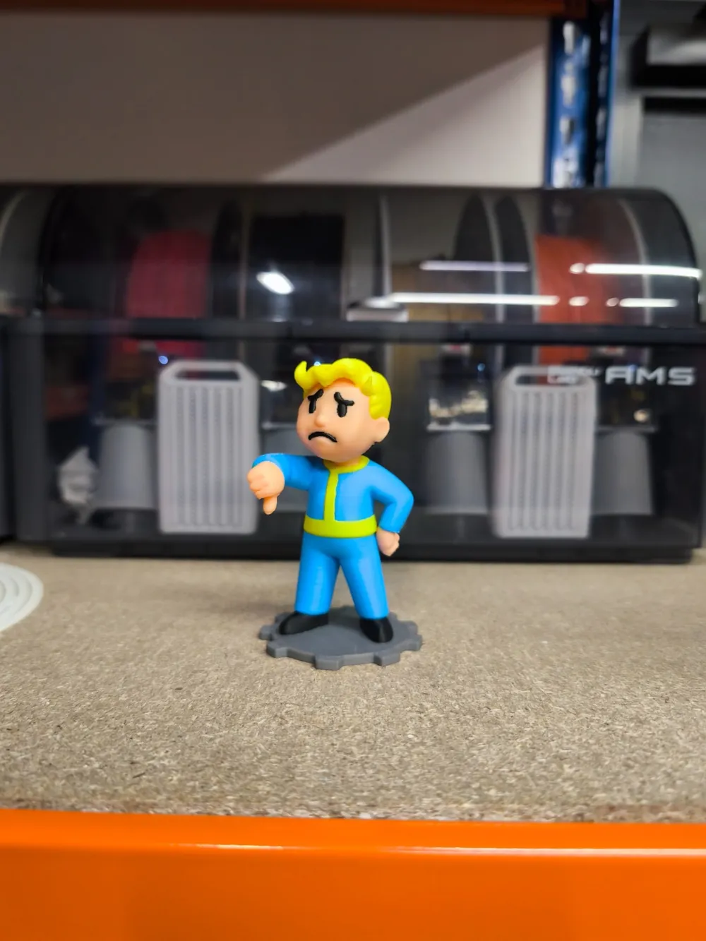 Fallout - Vault Boy opposite - Free 3D Print Model - MakerWorld