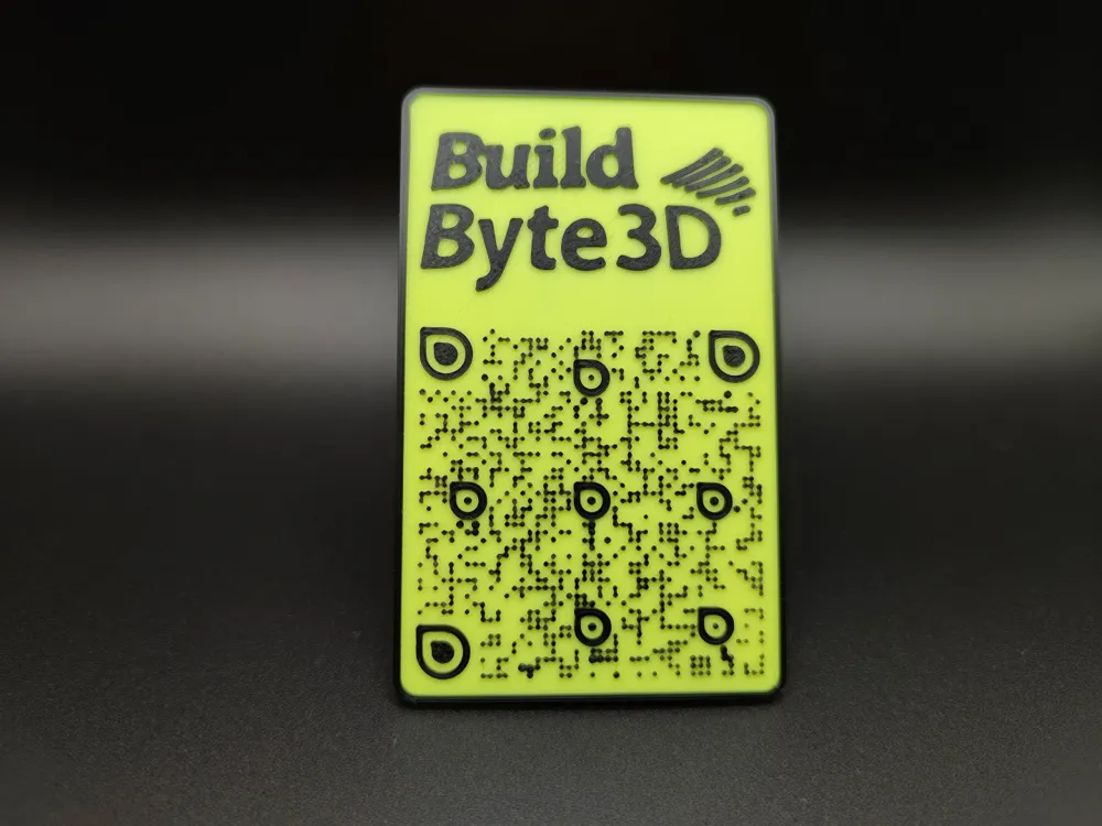 QR vcard credit card sized generator by BuildByte3D MakerWorld ...