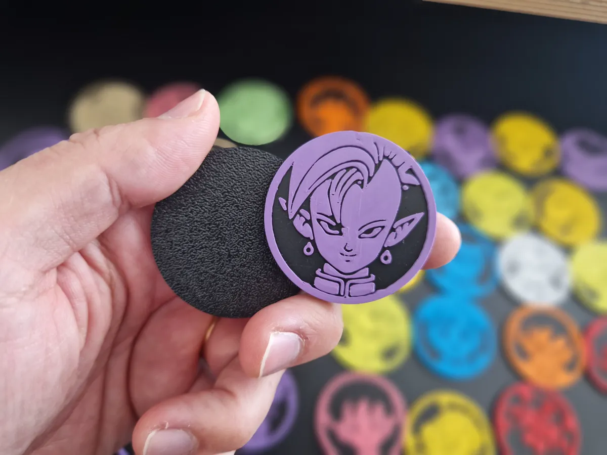 Shin (DBZ) collectible coin - Free 3D Print Model - MakerWorld