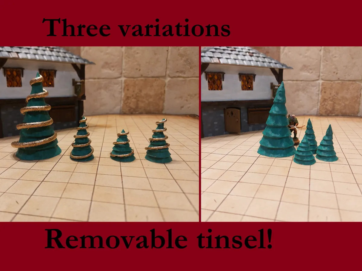 DnD Christmas Tree / DnD Tree - Removable tinsel! by dungeons and ...