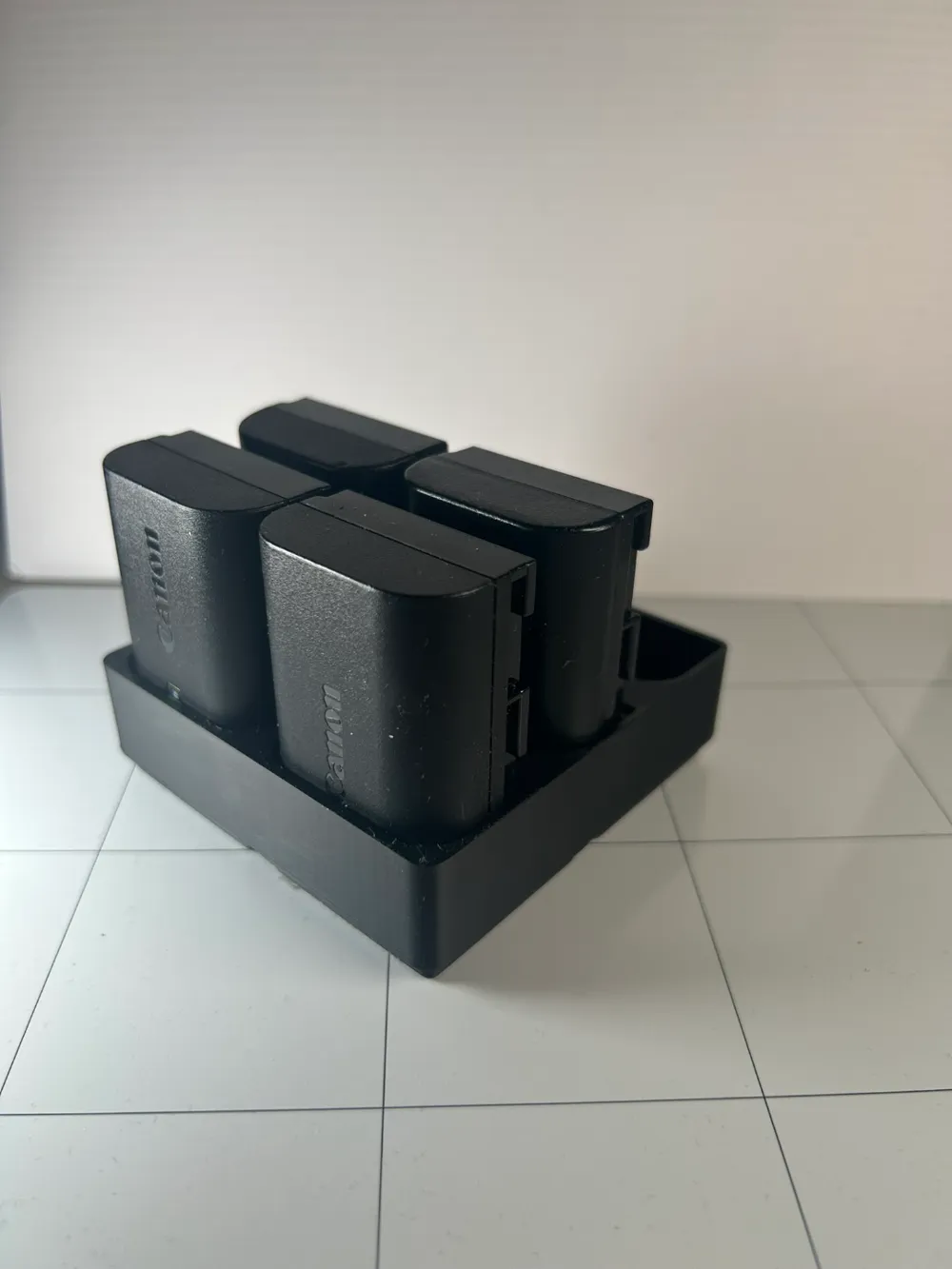 Gridfinity 2x2 Canon LP-E6 Battery Holder by bl4xxun - MakerWorld