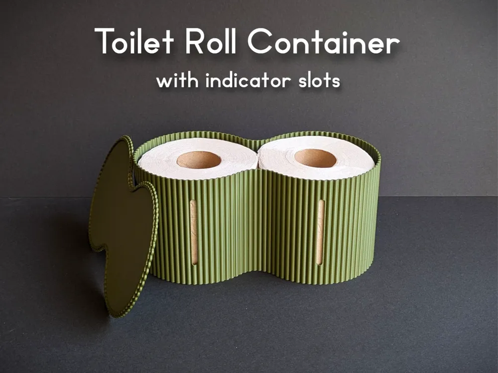 Toilet Roll Container - Free 3D Print Model - MakerWorld
