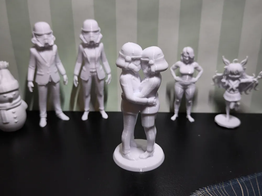 Stormtrooper Couple Valentine's Day Fast Print - Free 3D Print Model ...
