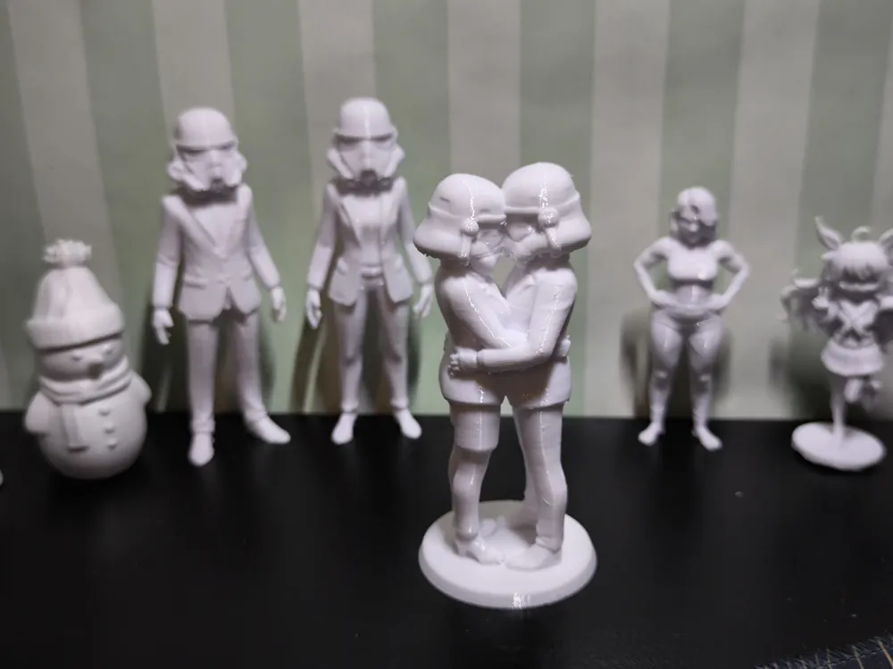 Stormtrooper Couple Valentine's Day Fast Print - Free 3D Print Model ...