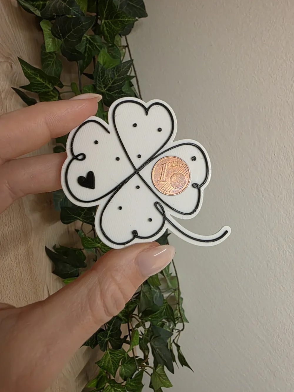 Four-leaf Clover - Lucky Charm / Coin - Free 3D Print Model - MakerWorld
