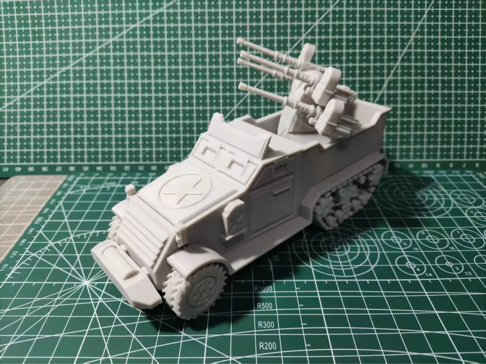 Half_track combat vehicle - Free 3D Print Model - MakerWorld