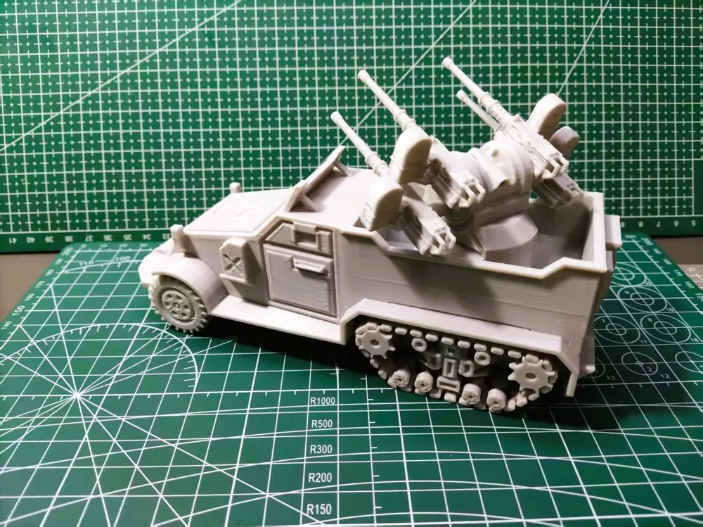 Half_track combat vehicle - Free 3D Print Model - MakerWorld