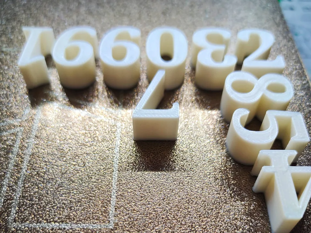 Numbers from 0 to 9 by costifler MakerWorld: Download Free 3D Models