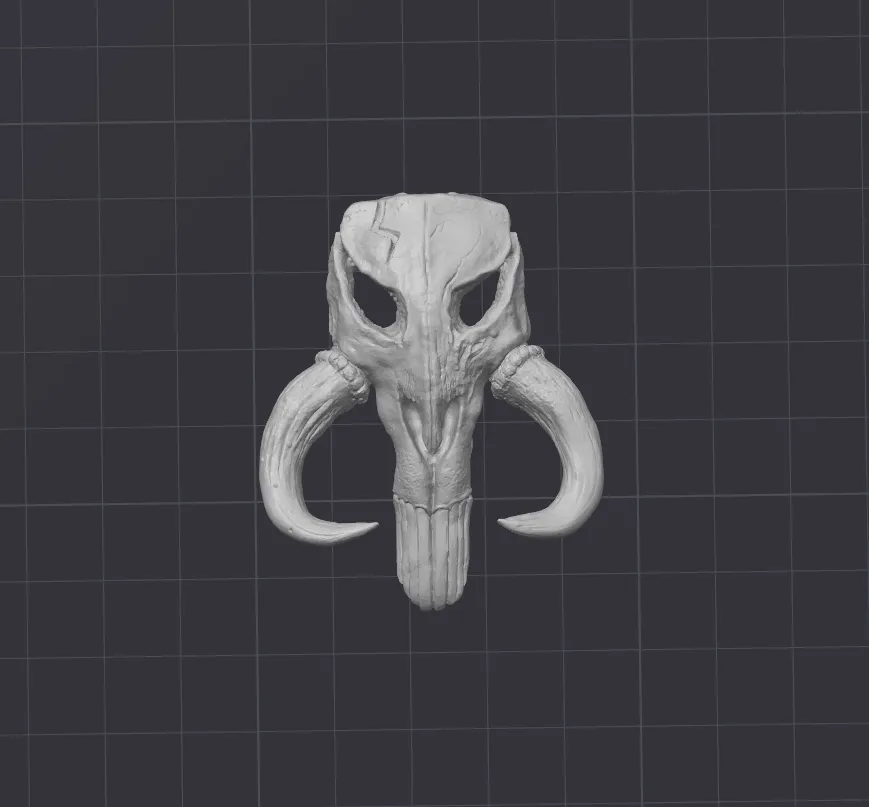 Mandalorian Mythosaur Skull – Keychain / Necklace Remixed by YapoSaurus ...