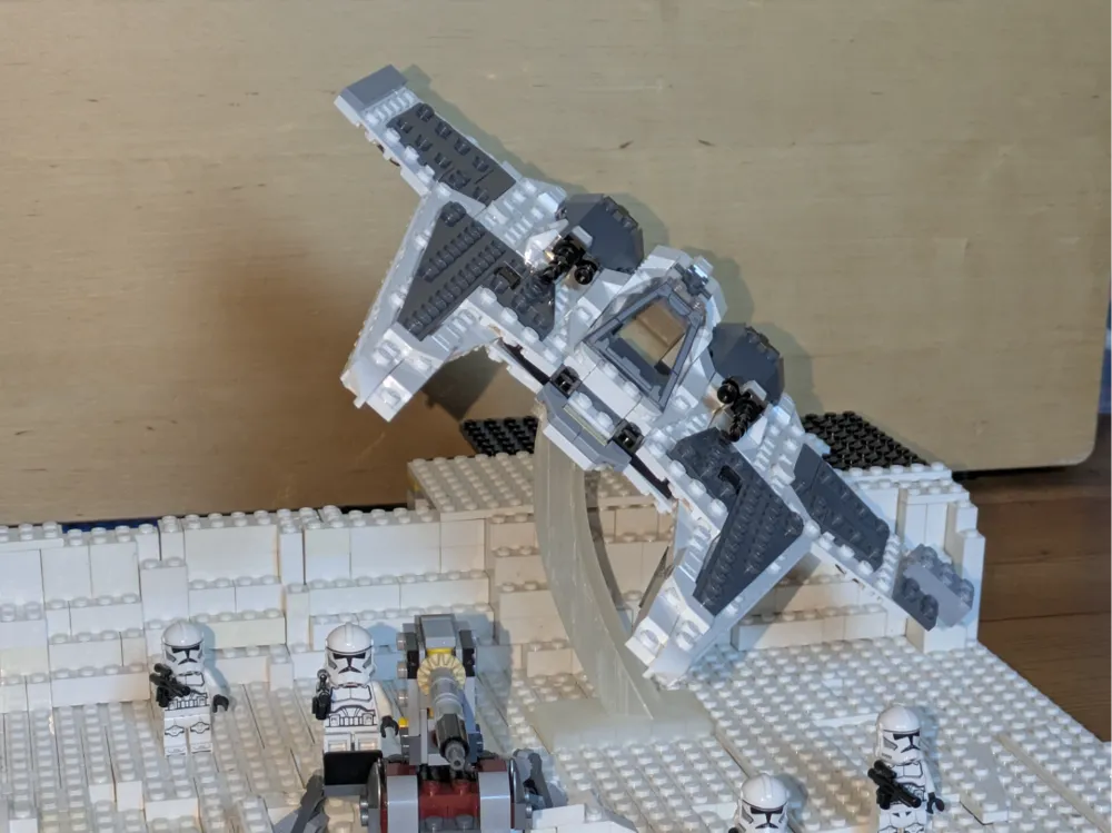 starwars brick spaceship stand for build Plates by morax - MakerWorld