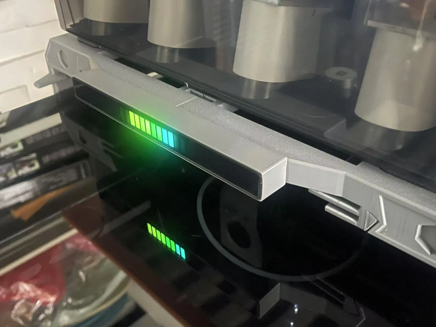 Elevated Shelf Voice-Activated Sensor Lamp Housing Compatible with "AMS All-in-One Riser ...