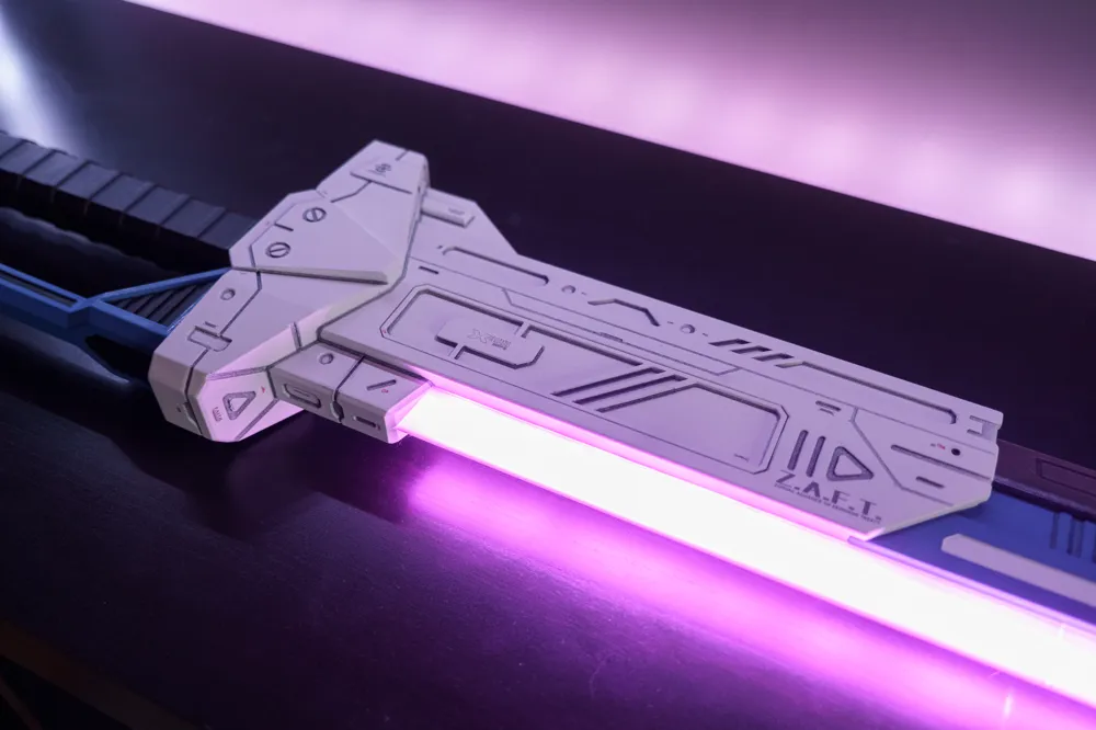 Gundam Laser Sword V2.0 - Free 3D Print Model - MakerWorld