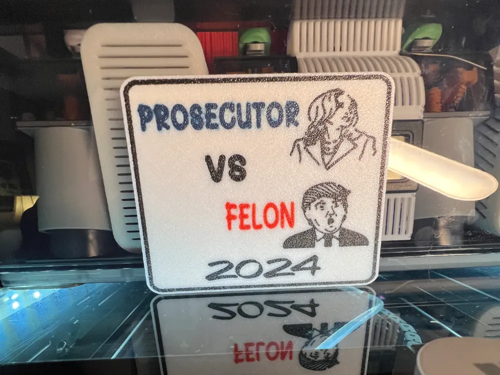 Prosecutor VS Felon Fridge Magnet by 3Dprinting4fun - MakerWorld