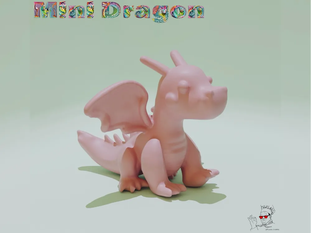 Mini Dragon / Cute Dragon by FlmanCreates - MakerWorld