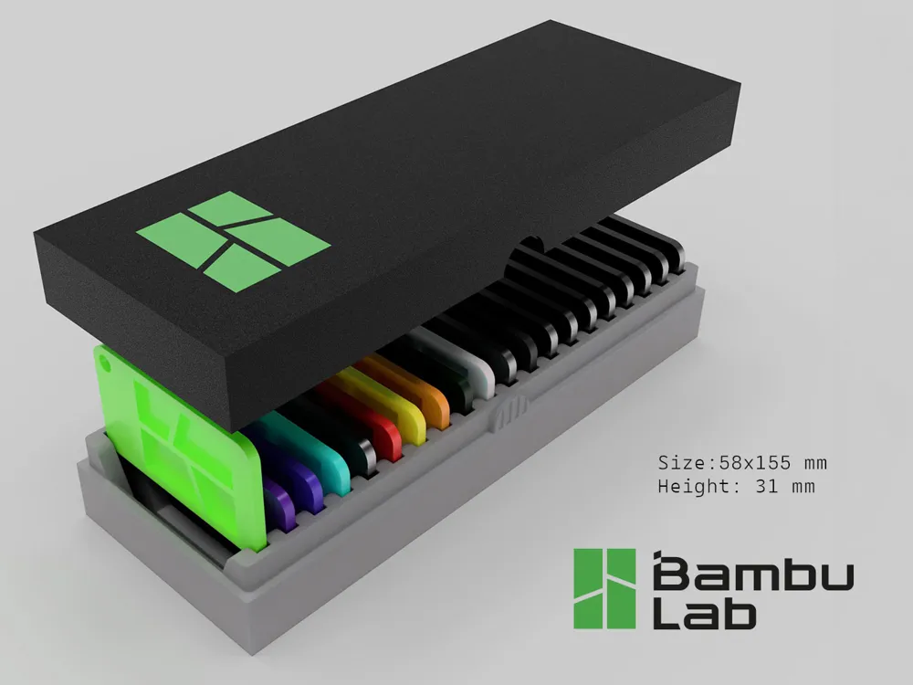 Bambu Swatch Box by Makerillo - MakerWorld