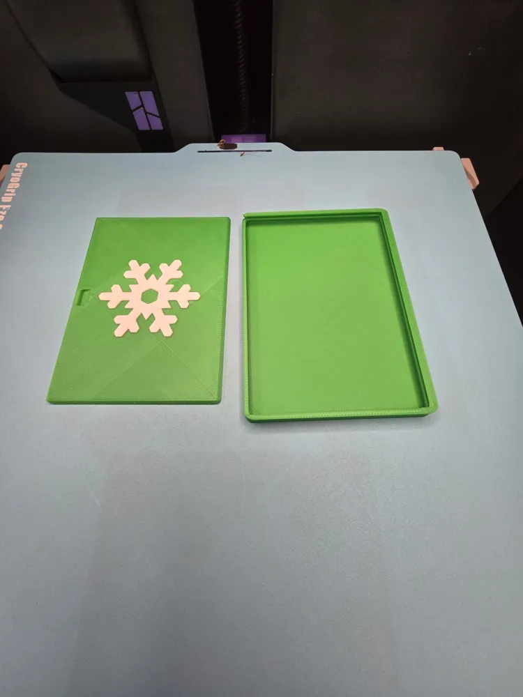 Snowflake Gift Card Box - Free 3D Print Model - MakerWorld