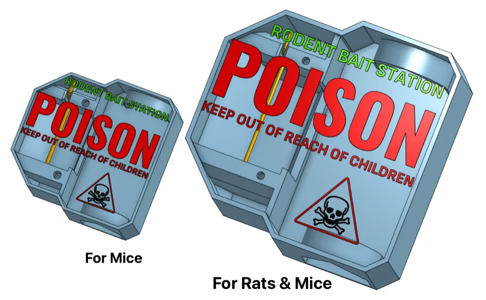 Rodent Bait Stations - Free 3D Print Model - MakerWorld