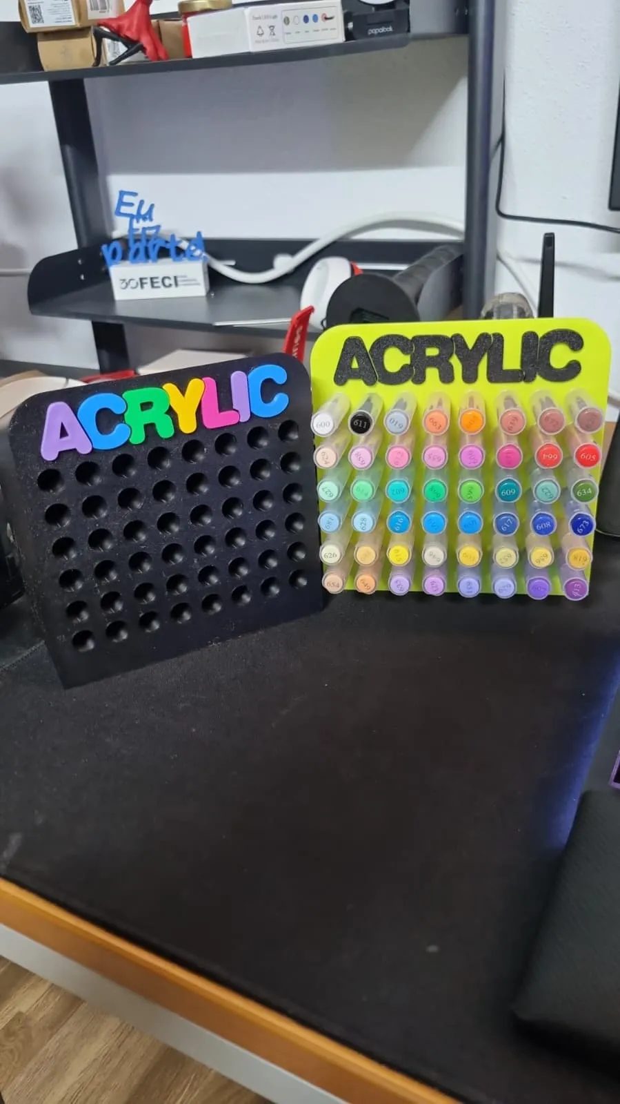 Acrylic Marker Organizer for 48 Pens - Free 3D Print Model - MakerWorld
