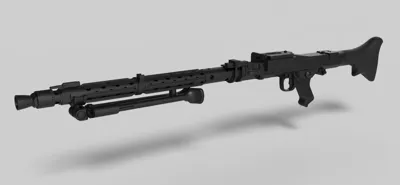 MG34 German Weapon/ DLT-19 Heavy Blaster (1:1) by dierk24 - MakerWorld