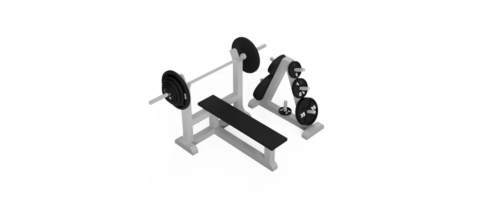 Mini Bench Press & Weight Rack - Free 3D Print Model - MakerWorld