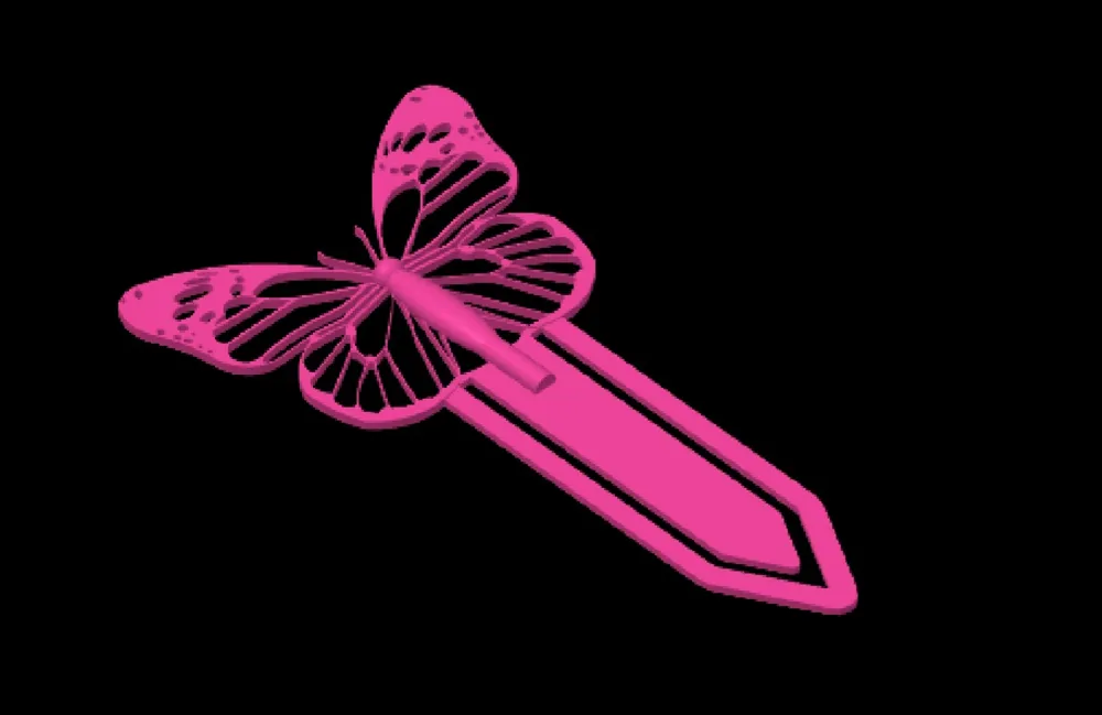 Butterfly bookmark Marcador Mariposa by darvil66 - MakerWorld