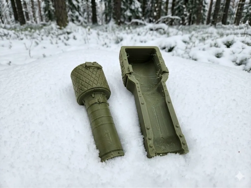 Grenade Stielhandgranate Style - Snowball Maker by Iván G MakerWorld ...