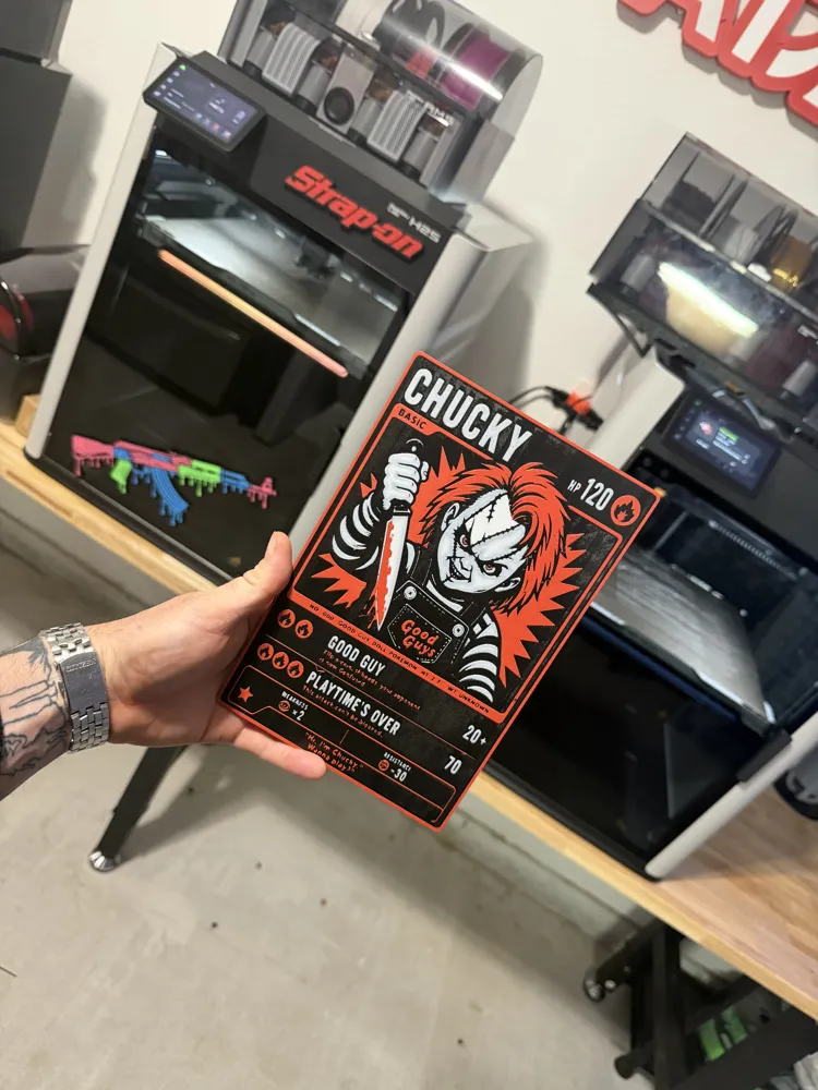 Chucky Oversized Pokémon Card - Free 3D Print Model - MakerWorld