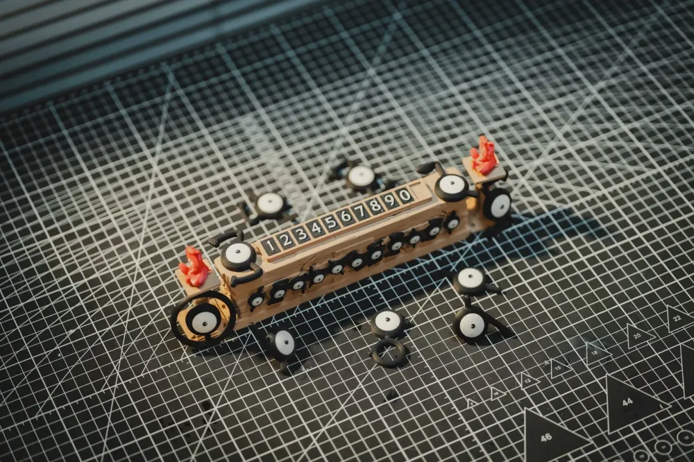 201 Unown Pokémon Parking Number Plate - Free 3D Print Model - MakerWorld
