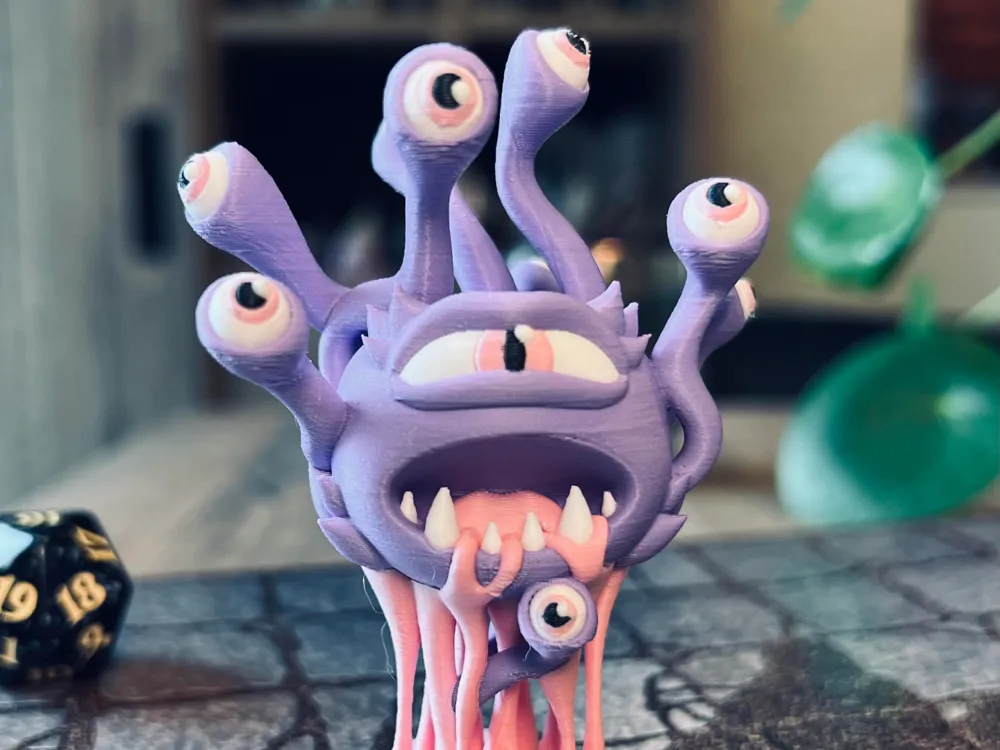 Beholder - Multicolor FDM RPG Minis (No Supports) - Free 3D Print Model ...