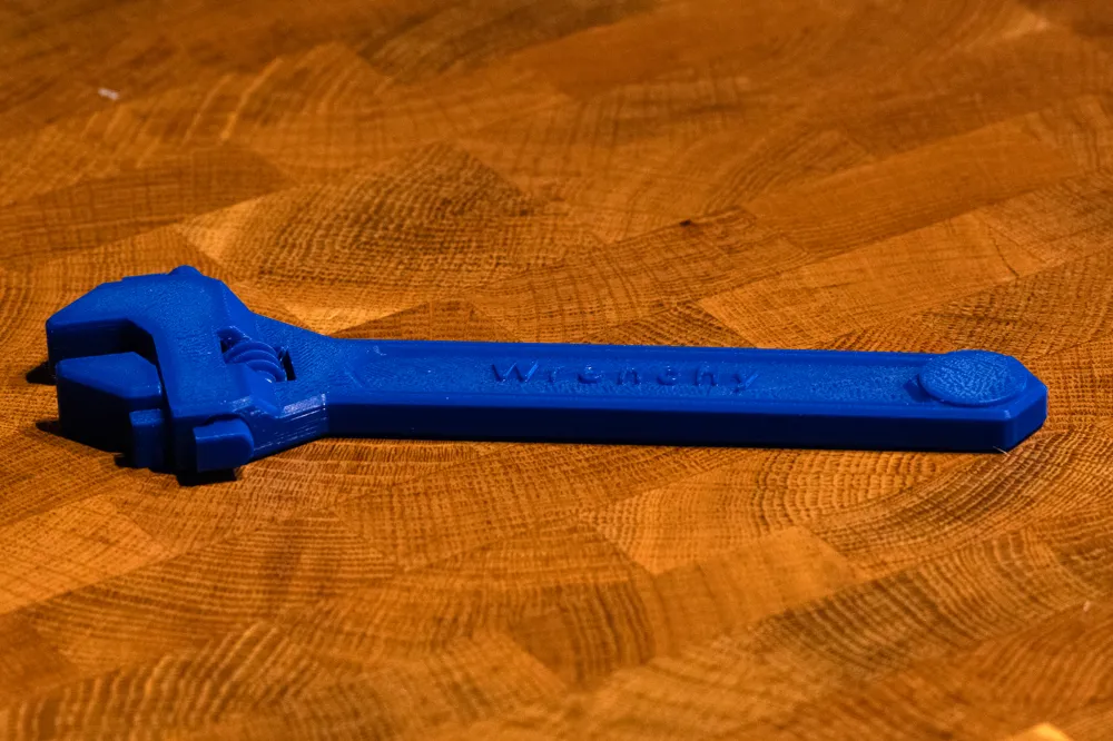 "Wrenchy" - Adjustable Wrench (ABS) - Free 3D Print Model - MakerWorld
