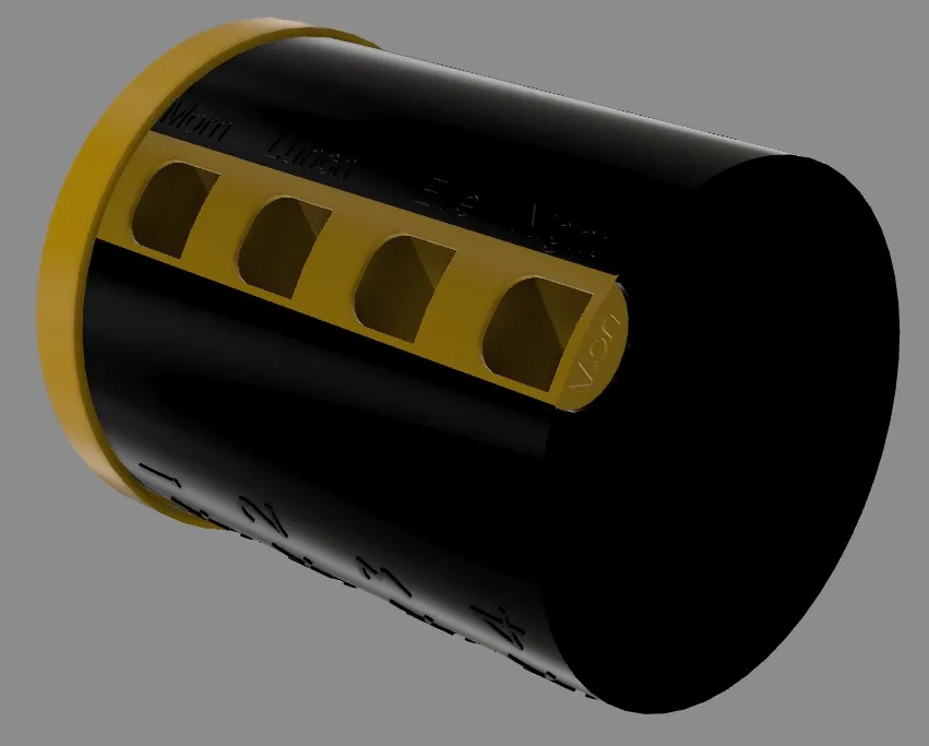 Multi-compartment compliance aid. Pill Box. (4 times a day for a week ...