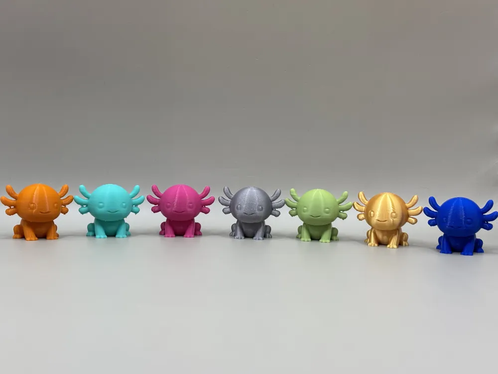 Axolotl – 32 min – Smiles from the Deep - Free 3D Print Model - MakerWorld