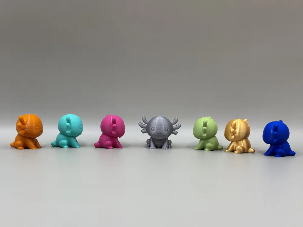 Axolotl – 32 min – Smiles from the Deep - Free 3D Print Model - MakerWorld