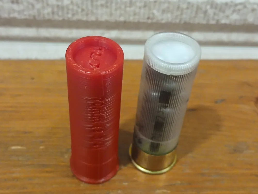 12 GA 2 3/4 (12/70mm) shotgun shells dummy round by GUS MakerWorld ...