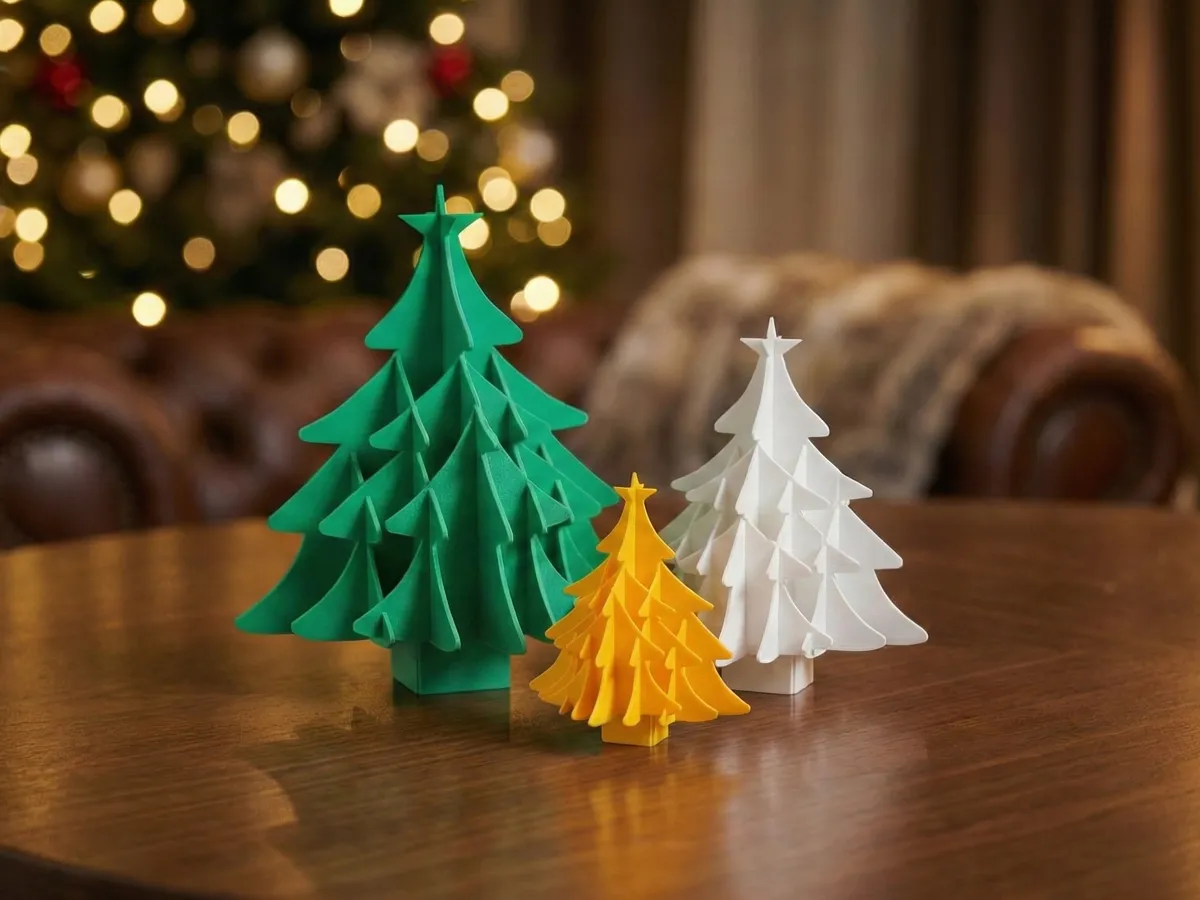 Geometric Christmas Tree - Free 3D Print Model - MakerWorld