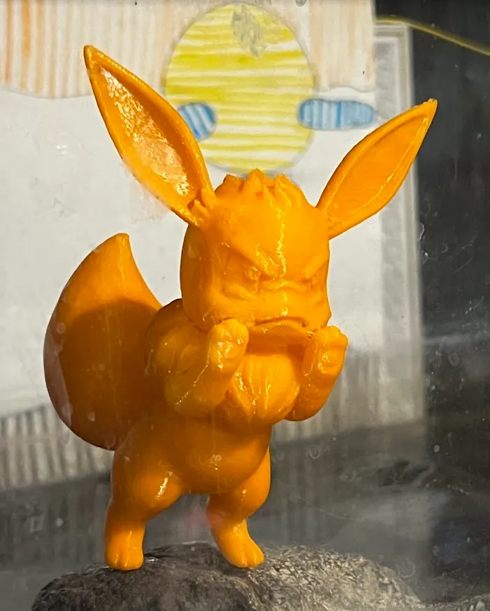 This cute Eevee is upset that it cant play outside - Free 3D Print ...