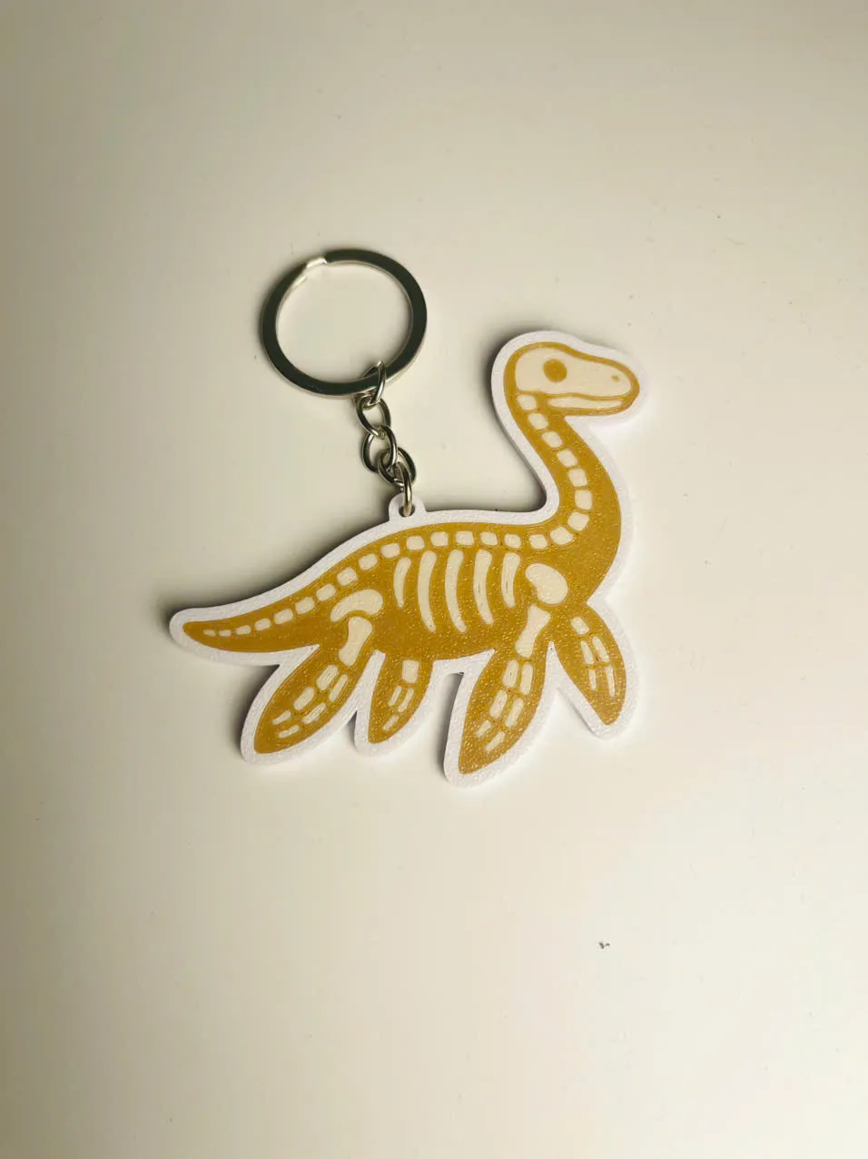 Dinosaur Skeleton Keychain Pack by Foo Simple 2D MakerWorld: Download ...