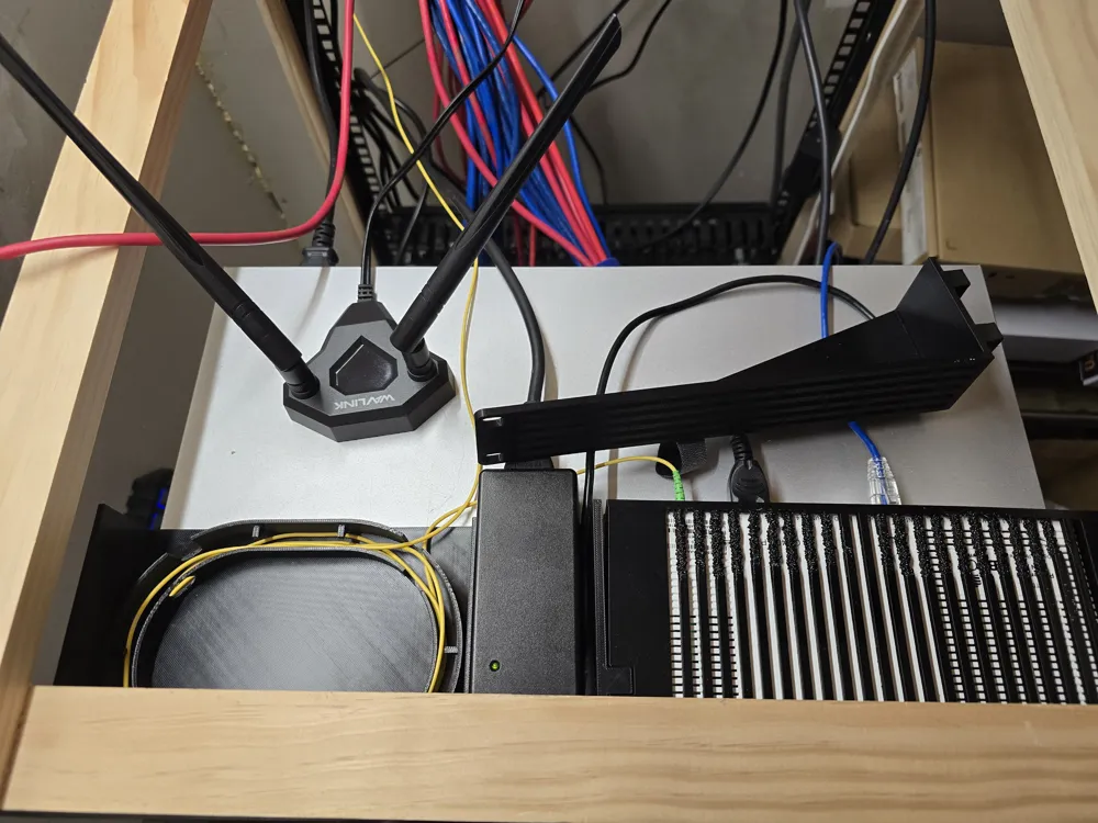 NBN FTTP NTD 1RU Mounting Kit - Free 3D Print Model - MakerWorld