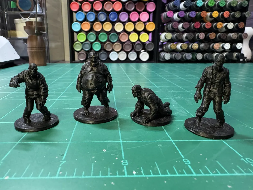 Zombie Nightmare Encounter DND D&D Pathfinder Mini - Free 3D Print ...