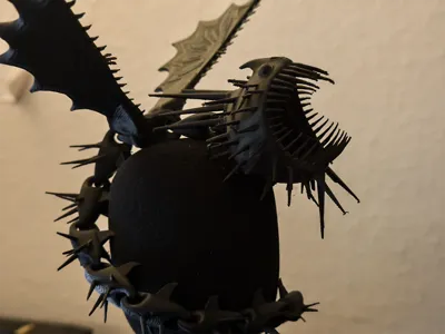 Articulated Whispering Death Dragon by BitCrow MakerWorld: Download ...