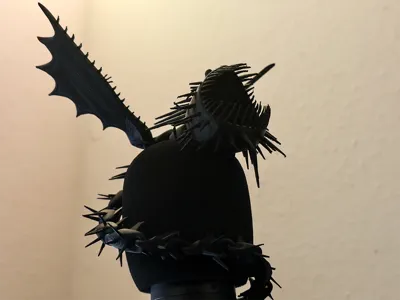 Articulated Whispering Death Dragon by BitCrow MakerWorld: Download ...