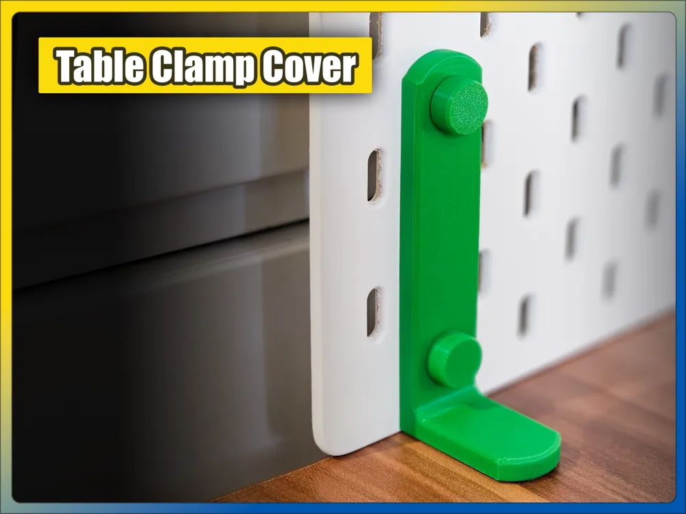 Skadis Table Clamp Cover Bracket by AU3D MakerWorld: Download Free 3D ...