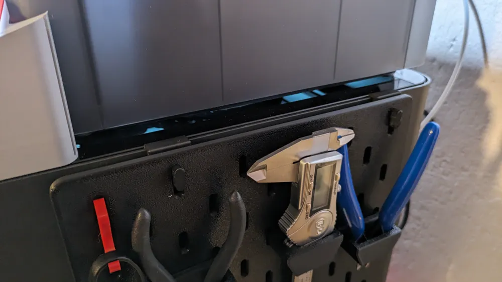 Bambu Lab P1S Double Skadis Hook for side panels by nothingremains ...