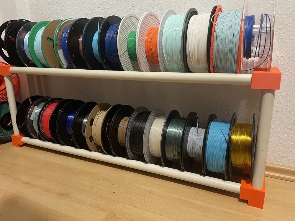 Filament Spool Rack - Free 3D Print Model - MakerWorld