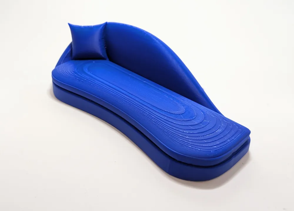 Chaise Lounge 1:12 Scale by Contributing Factor - MakerWorld