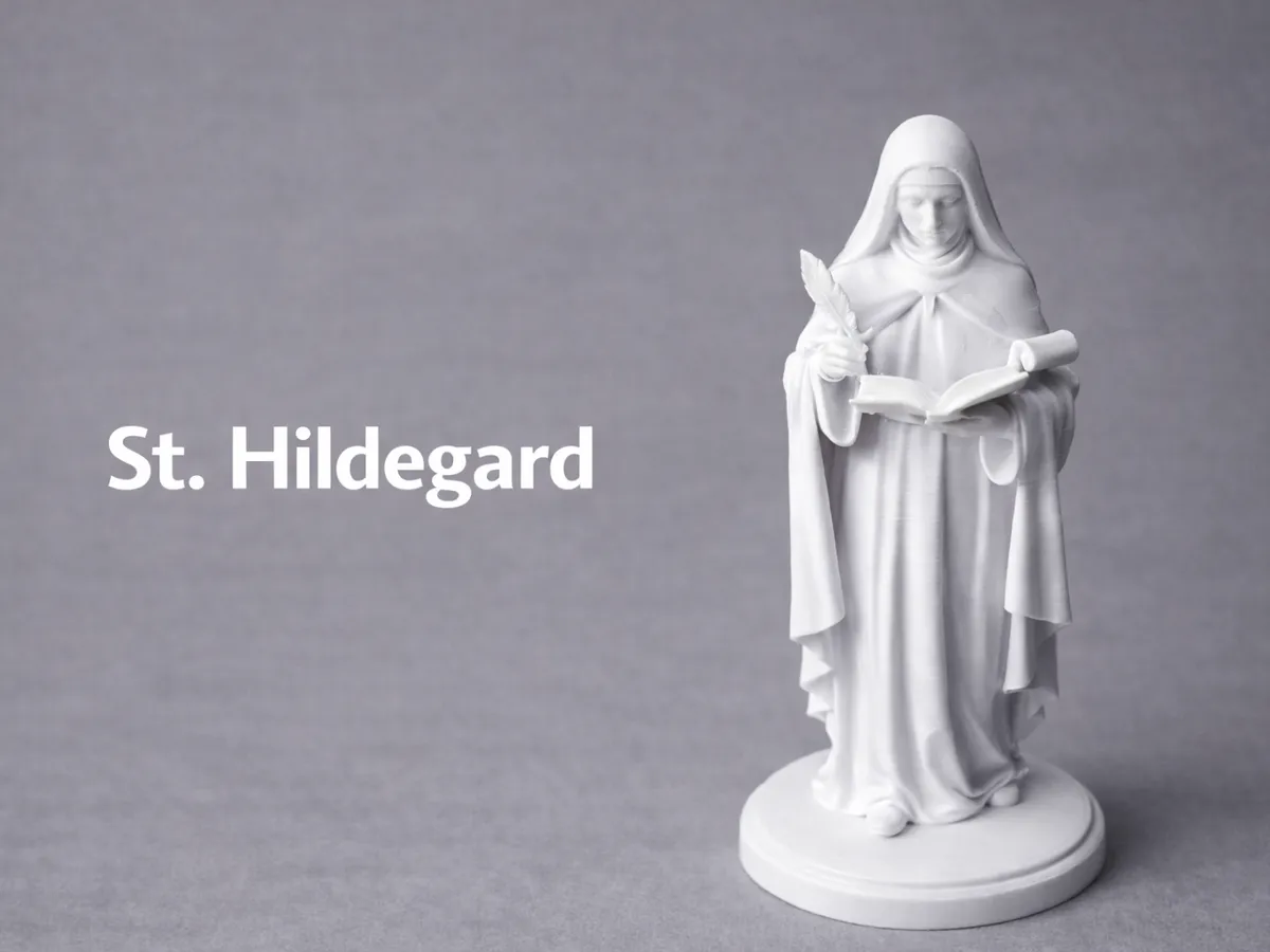 St. Hildegard of Bingen(Wisdom & clarity learning) - Free 3D Print ...