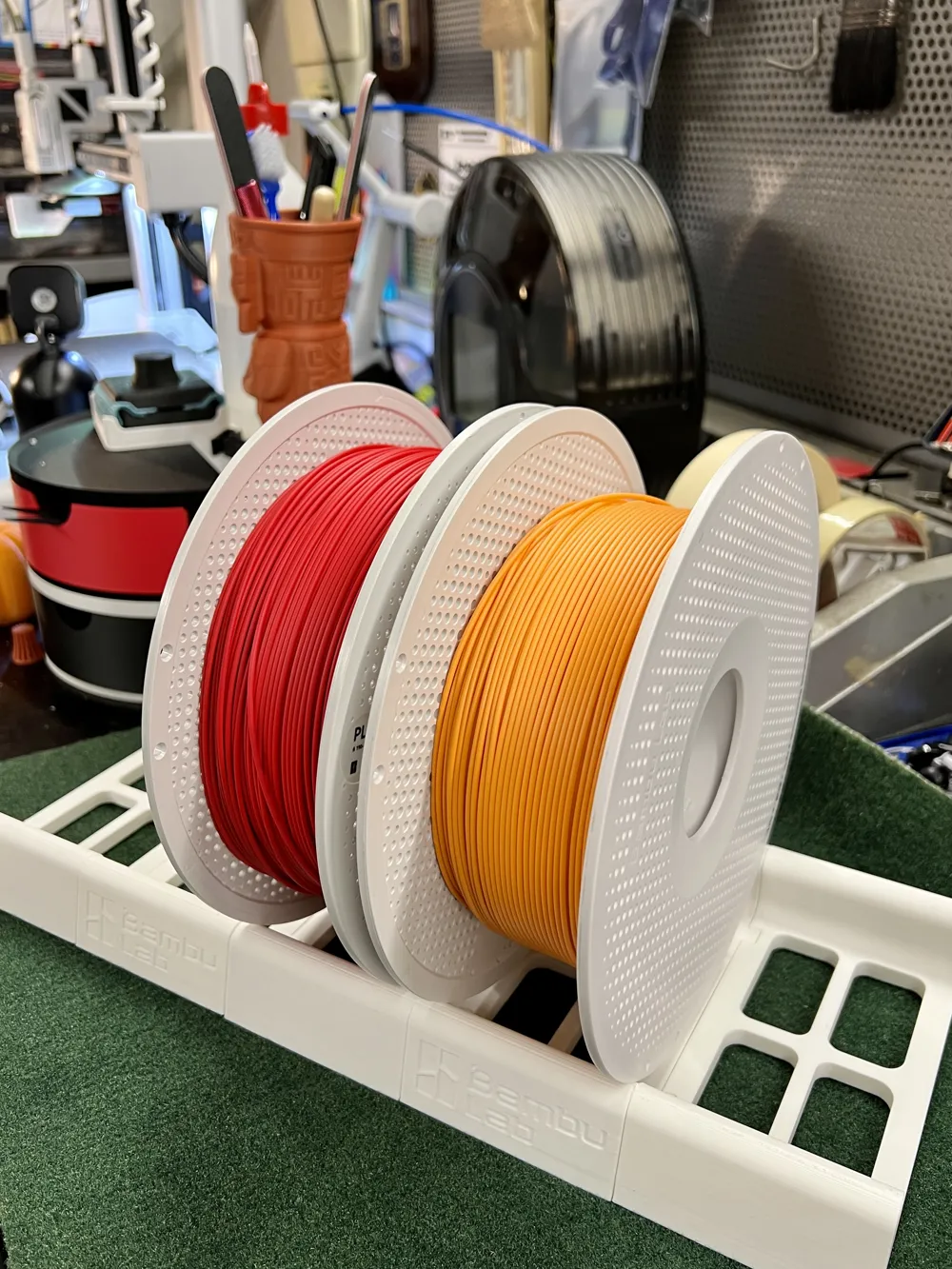 Filament Spool Stand (modular with dovetail Joint) - Free 3D Print ...