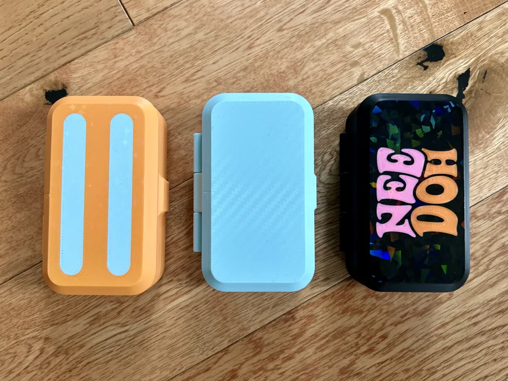 NeeDoh Nice-Sicle Case (print-in-place hinge) - Free 3D Print Model ...