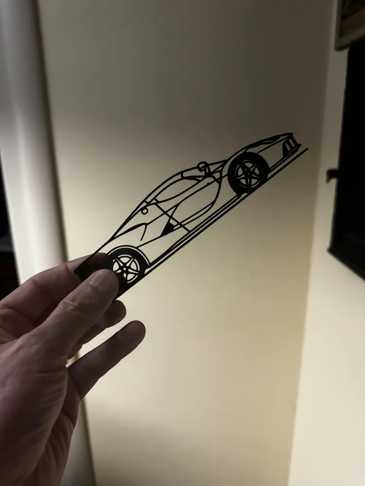 Ferrari F80 Inspired Minimalist Line Art Wall Art - Free 3D Print Model ...